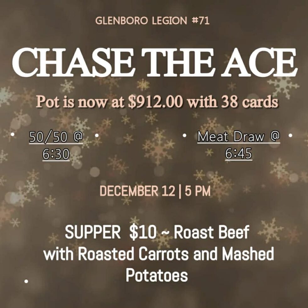 Legion #71 – Meat Draw & Chase the Ace - Glenboro